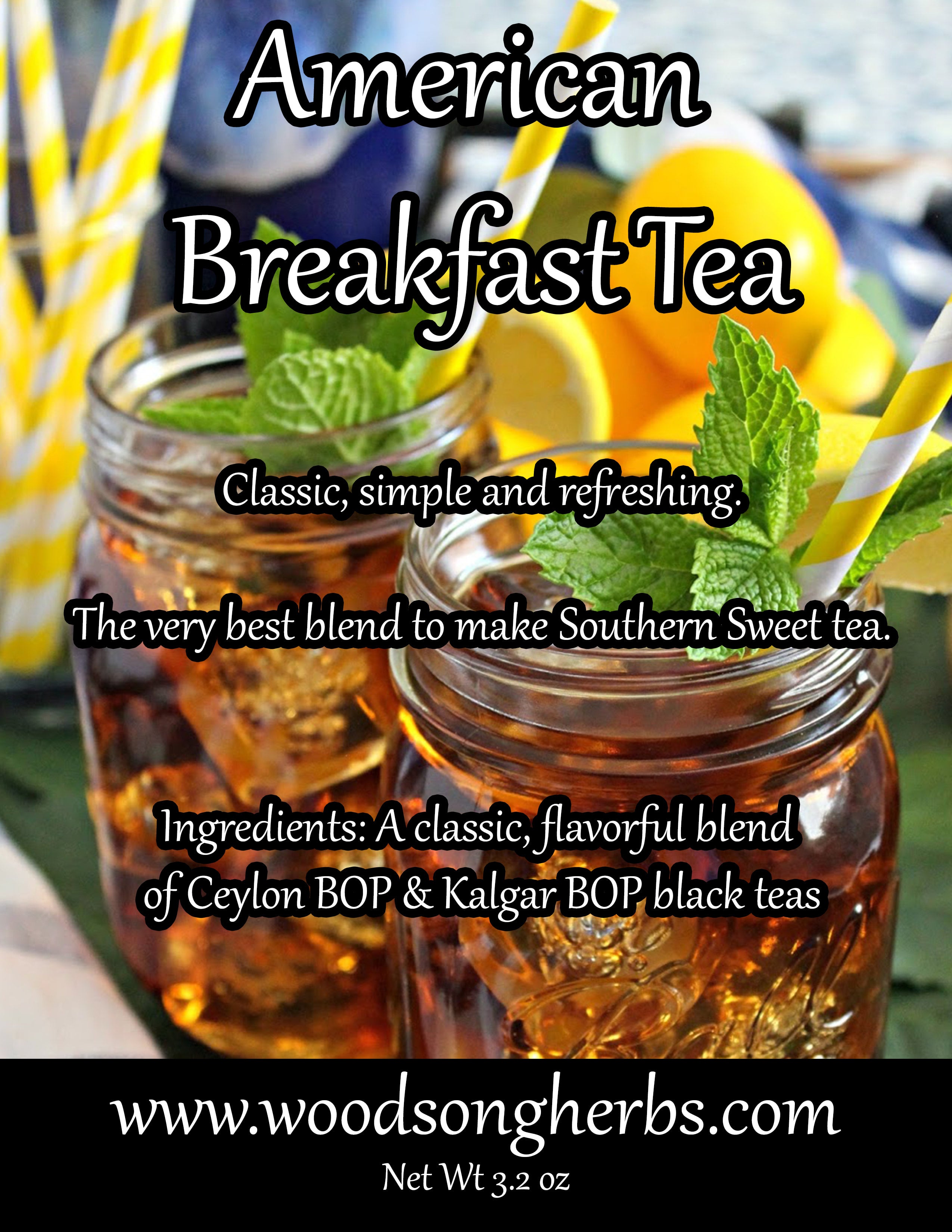 American Breakfast Tea | Woodsong Herbs